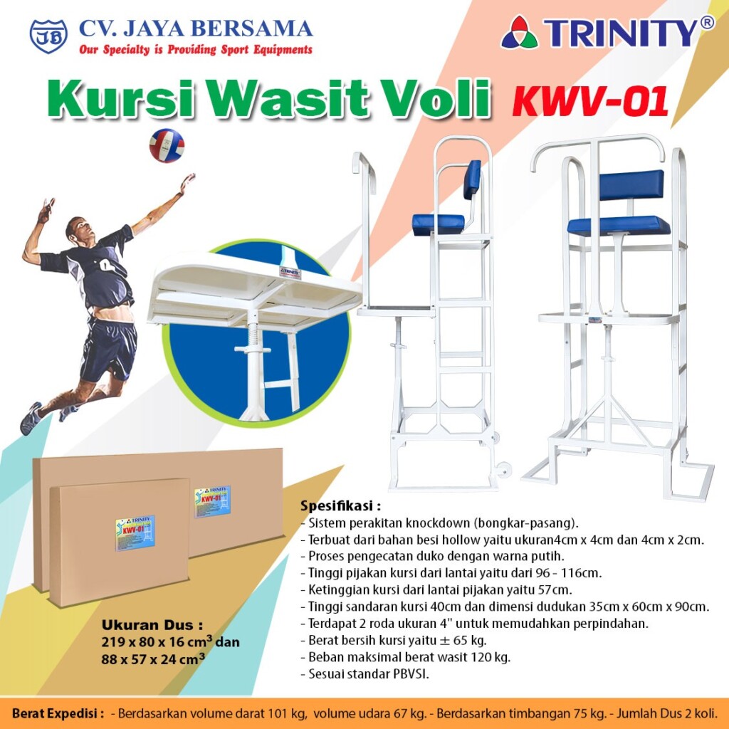 Kursi Wasit Bola Voli KWV-01 - CV JAYA BERSAMA
